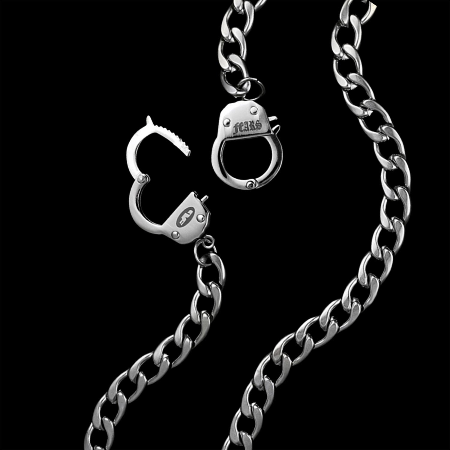 Handcuff Chain Necklace - Mens Chains - Working Handcuffs – Personal Fears