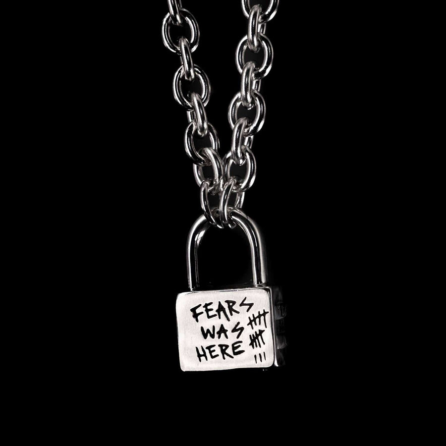 Locked Up Pendant Chain | Lock Necklace | Padlock Chain – Personal Fears