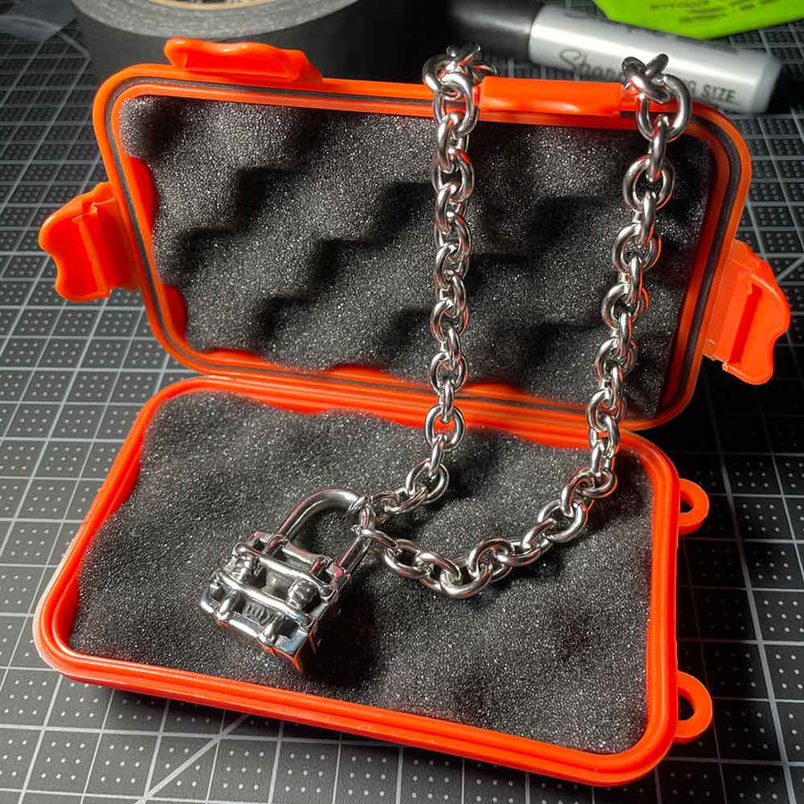 Locked Up Pendant Chain | Lock Necklace | Padlock Chain – Personal Fears